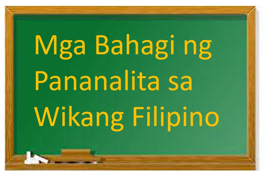 Mga Bahagi ng Pananalita - Wikang Filipino