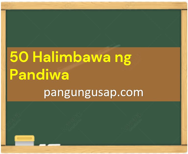50 Halimbawa ng Pandiwa